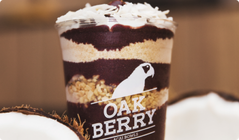 OAKBERRY | Invista na melhor franquia de fast-food saudável do mundo.